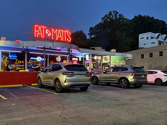 That iconic neon glow isn't just a sign&mdash;it's Atlanta's bat signal for barbecue lovers seeking salvation from mediocre meals.