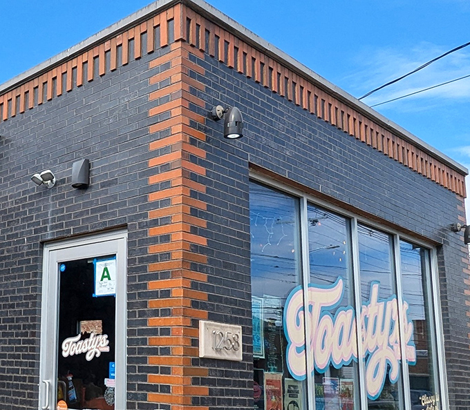 The unassuming brick exterior hides culinary treasures within, like finding a speakeasy in plain sight.