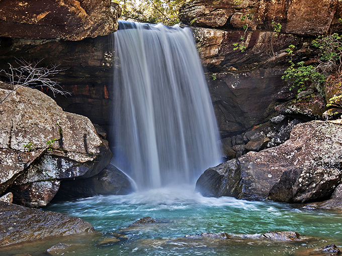 Eagle Falls cascades with hypnotic grace, creating nature's version of a meditation app&mdash;but with better resolution and no subscription fee.