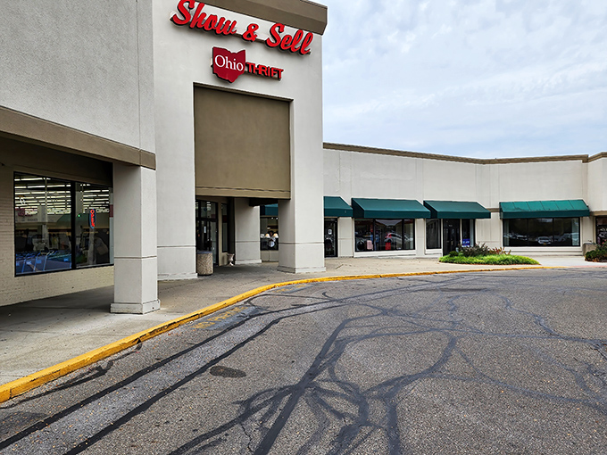 The unassuming exterior of Ohio Thrift's Show & Sell location belies the treasure trove within. Like a Vegas casino, time ceases to exist once you're inside. 