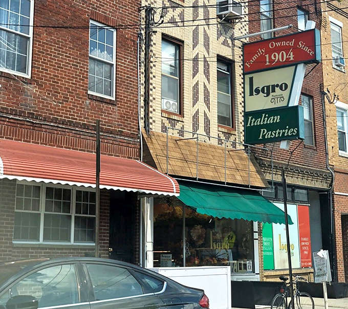 A closer look at the storefront reveals the promise of "Family Owned Since 1904" &ndash; in Philadelphia terms, that's older than the cheesesteak and twice as sweet.