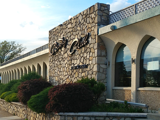 That stone facade isn't just architectural confidence&mdash;it's a promise that what's inside is worth your time and appetite.