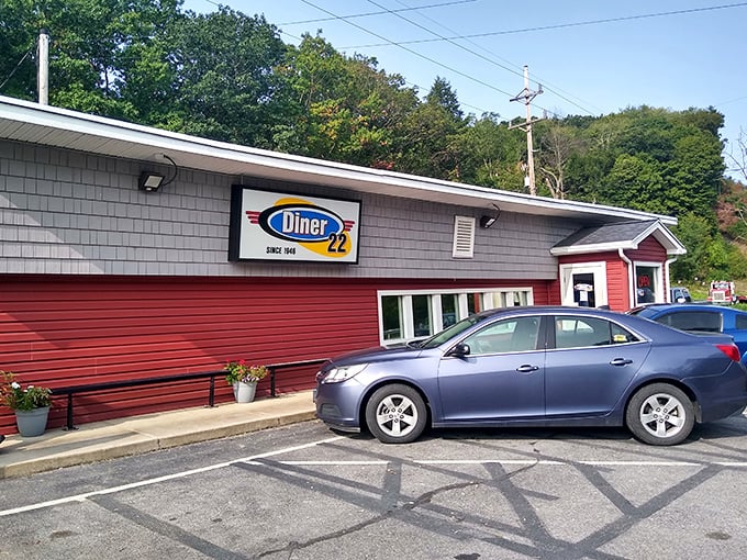 The unassuming exterior of Diner 22 hides a treasure trove of comfort food that would make Julia Child weep with joy.