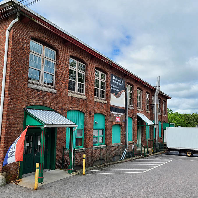 The brick exterior with its distinctive green trim is like a poker player with a great hand &ndash; not giving away the treasures waiting inside.