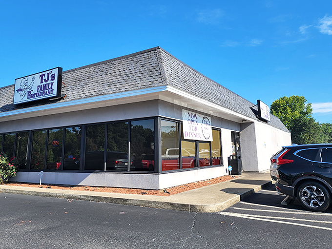The unassuming exterior of TJ's Family Restaurant hides culinary treasures that locals have been keeping secret for too long. No frills, just thrills inside.