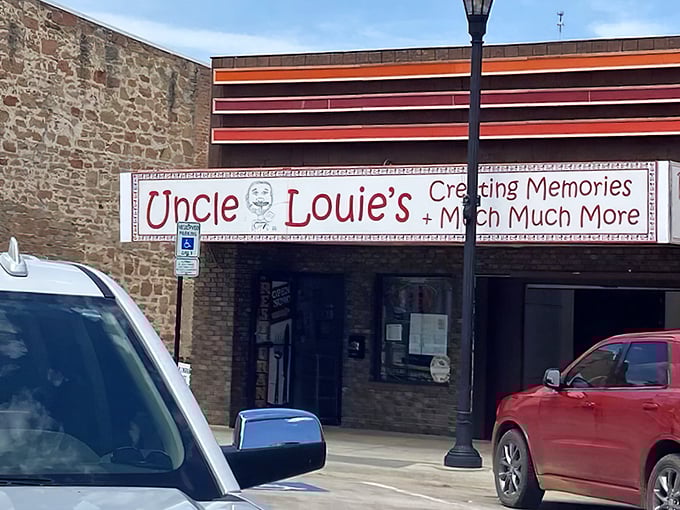 The "Creating Memories + Much Much More" promise on that storefront isn't marketing fluff when chicken fried steak's involved.