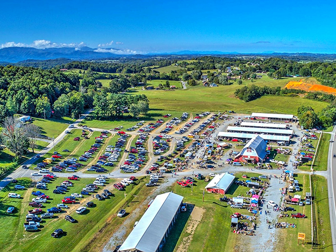 The aerial view doesn't lie&mdash;this treasure hunter's paradise sprawls across acres of East Tennessee countryside, with the misty Appalachians providing nature's perfect backdrop.
