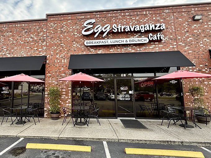 The unassuming brick exterior of Eggstravaganza Cafe might not scream "breakfast paradise," but trust me&mdash;culinary revelations often hide in plain sight.