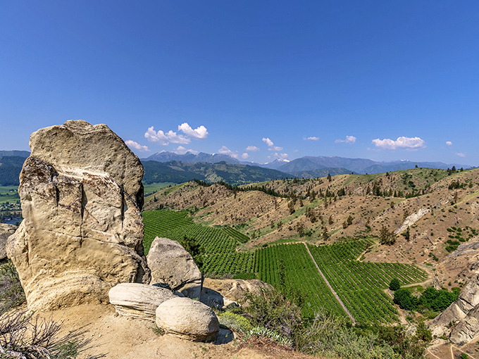 Where golden sandstone meets blue sky magic. Mother Nature's sculpture garden offers views that make smartphone cameras weep with joy.