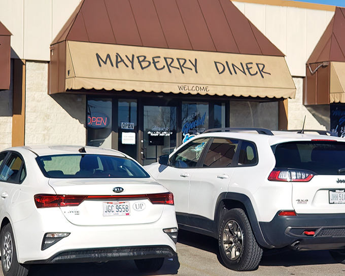 The unassuming storefront might not stop traffic, but locals know this modest awning shelters one of Toledo's greatest breakfast treasures.