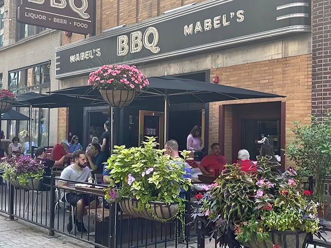 Mabel's BBQ brings urban sophistication to Cleveland's meat scene with its inviting patio&mdash;where flower baskets and cold beer make summer in Ohio feel downright civilized.
