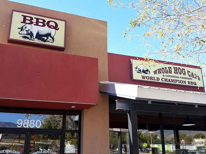 Don&rsquo;t let the unassuming exterior of Whole Hog Caf&eacute; fool you&mdash;BBQ wisdom says the best smoke often comes from the humblest storefronts.