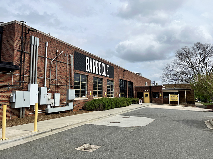 The unassuming brick exterior of Noble Smoke might not scream "barbecue paradise," but that's exactly what makes this Charlotte gem such a delicious discovery.