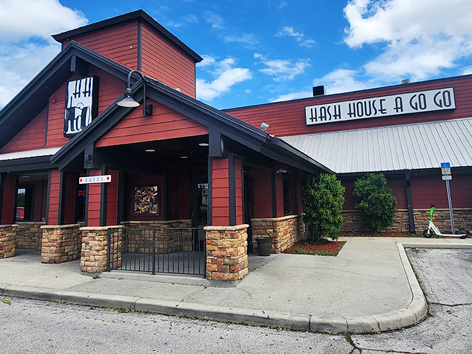 The barn-red exterior isn't just for show&mdash;it's a warning that farm-sized portions await inside. This isn't your average chicken coop; it's comfort food headquarters.