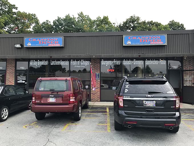 The unassuming exterior of Cranston Diner might not stop traffic, but locals know this modest storefront houses breakfast treasures worth seeking out.