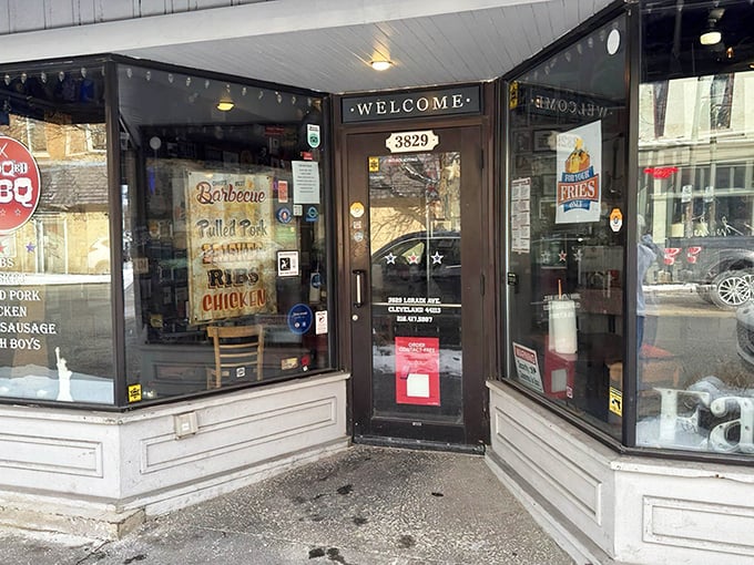 That unassuming storefront is your gateway to pulled pork paradise &ndash; don't judge this barbecue book by its cover.