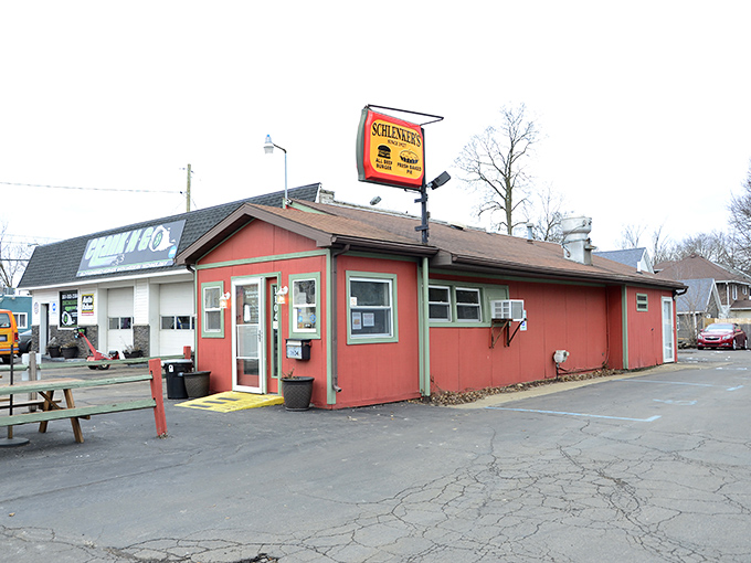 The little red burger sanctuary that proves greatness doesn't need grandeur. Schlenker's modest exterior houses burger magic that's kept Jackson locals coming back for generations.