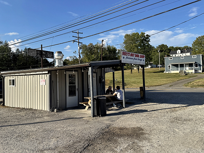 Bert's unassuming exterior belies culinary greatness within&mdash;a humble roadside stand where hot dog magic happens under Pennsylvania skies.