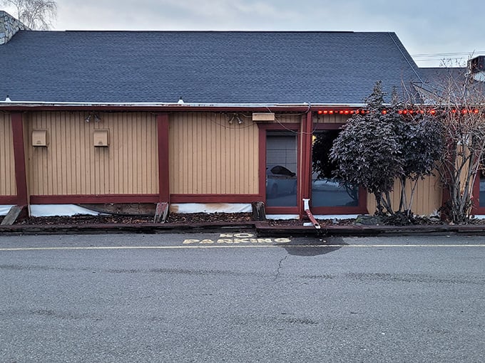 Don't judge this culinary treasure chest by its modest cover. Behind that unassuming tan exterior lies a world of unexpected flavors.