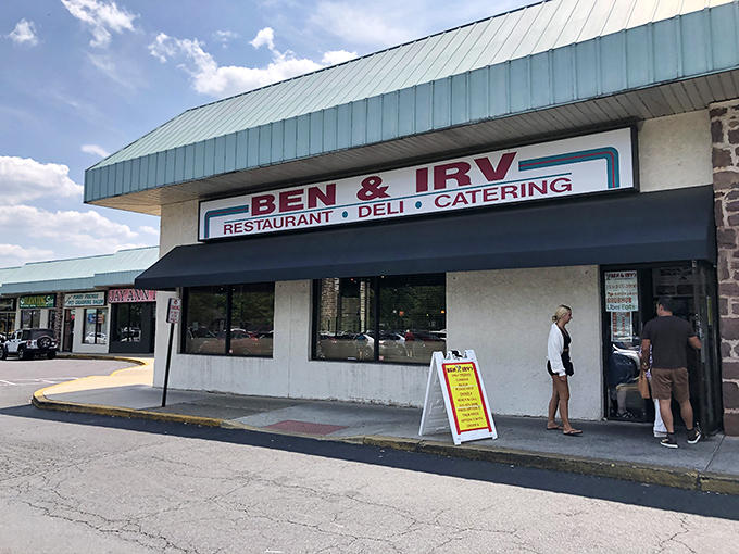 1. the best corned beef sandwich in pennsylvania is hiding inside this unassuming restaurant