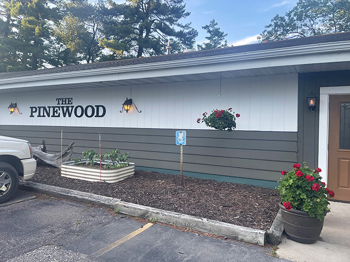 The unassuming exterior of The Pinewood belies the culinary treasures within &ndash; like finding a Michelin star chef working from a food truck.