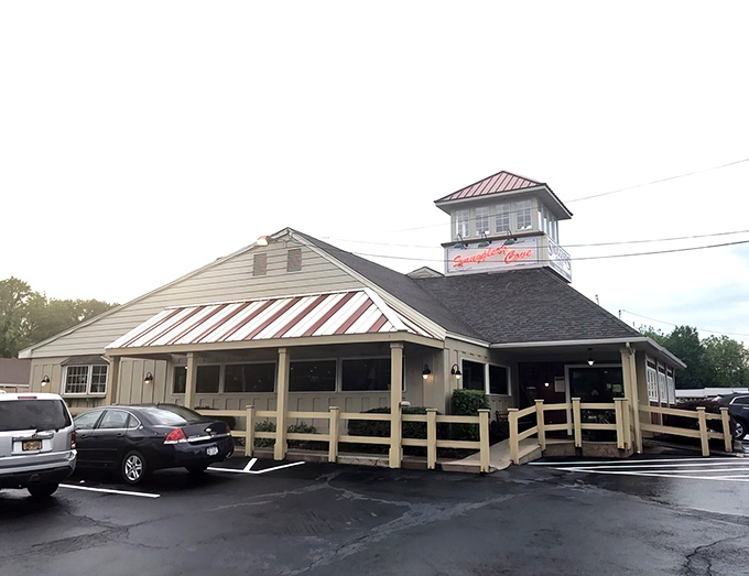 The warm, inviting exterior of Smuggler&rsquo;s Cove hints at the comforting seafood classics and homestyle dishes waiting inside this beloved Pennsylvania restaurant.