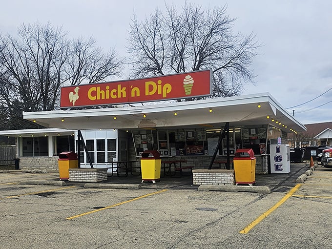 The unassuming exterior of Chick-N-Dip stands as a beacon of hope for fried chicken enthusiasts. This Hampshire institution proves great food doesn't need fancy packaging.