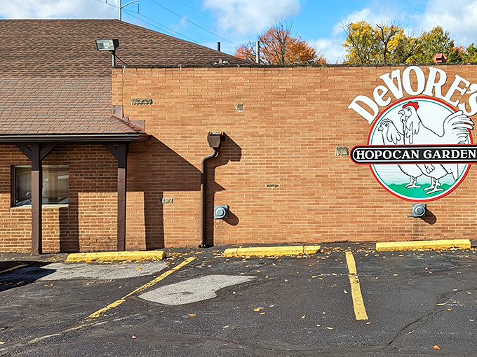 That brick wall isn't trying to impress anyone&mdash;and that's exactly why it works perfectly.