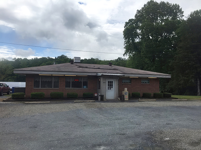 The unassuming brick exterior of Seagrove Family Restaurant hides culinary treasures that locals have cherished for generations.