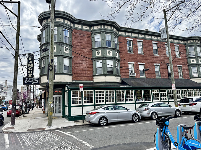 The corner of 4th and Bainbridge Streets houses this Philadelphia institution, where the brick exterior whispers promises of delicatessen delights waiting inside.