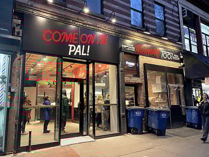 "COME ON IN PAL!" isn't just a sign&mdash;it's the most honest invitation on Broadway. This tiny storefront packs more flavor per square inch than most restaurants pack in their entire menu.