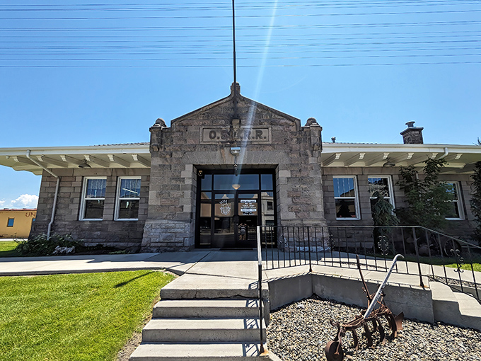 The Idaho Potato Museum occupies a historic railroad depot in Blackfoot, where stone walls have witnessed the transformation from transportation hub to tuber tribute.