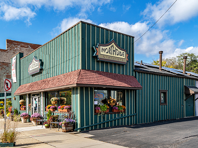 Northside's distinctive turquoise siding and vintage signage aren't trying to be retro-cool&mdash;they're the real deal, a genuine diner that's earned its place in Ann Arbor's heart.
