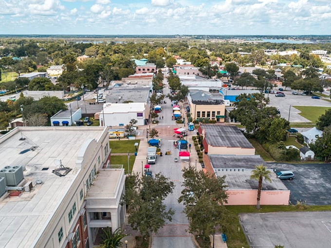 This aerial view showcases why Clermont earned its "Choice of Champions" nickname&mdash;those hills aren't just for show.
