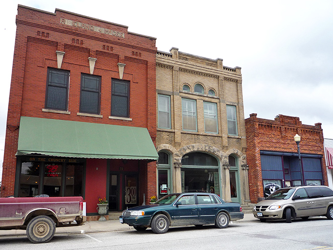 Downtown Harmony's historic buildings tell stories without saying a word. These brick facades have witnessed more history than most history books &ndash; and they're still open for business!
