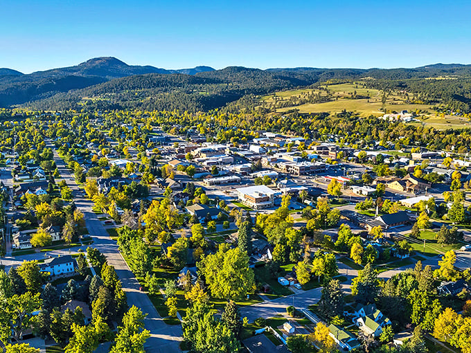 Spearfish nestles into the Black Hills like it was designed by nature's own urban planner. The perfect blend of small-town charm and mountain majesty.