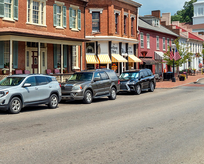 Main Street's brick buildings aren't just preserved&mdash;they're alive with stories. The colorful awnings and historic facades create a movie-set perfection that's genuinely authentic.