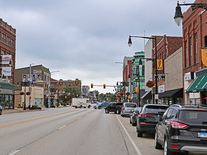 Galesburg's historic downtown stretches before you like a Norman Rockwell painting come to life, where brick buildings house treasures waiting to be discovered.