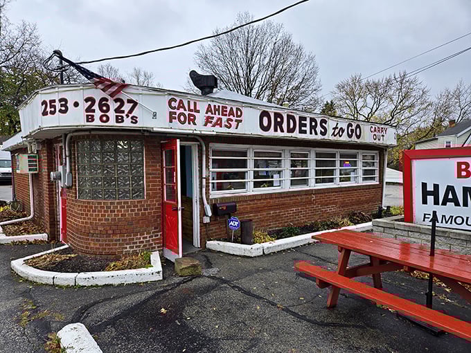 Time stands still at this brick-and-mortar time capsule, where "ORDERS TO GO" has been beckoning hungry Akronites since FDR was in office.