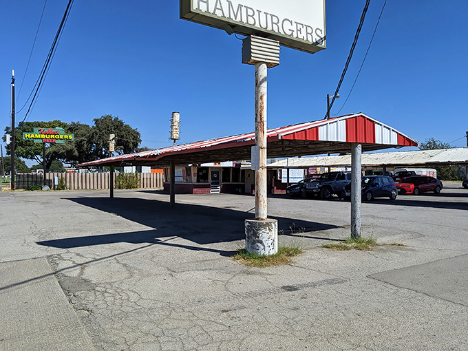 The time machine disguised as a drive-in hasn&rsquo;t changed since the Beatles were topping charts. Its iconic sign still stands, pure Dallas nostalgia.