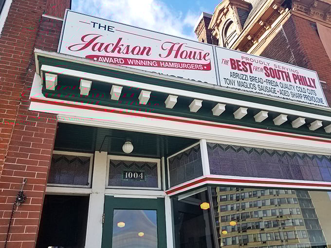 The iconic storefront promises New York and Philly sandwich greatness, like finding a Broadway show and Rocky Balboa in one delicious package.