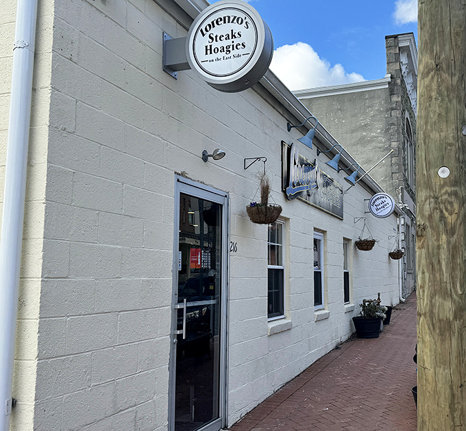 The unassuming white exterior of Lorenzo's might not stop traffic, but locals know this modest storefront houses cheesesteak royalty.
