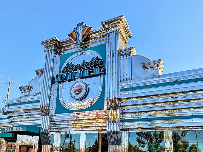 The gleaming chrome exterior of Marietta Diner shines like a beacon of hope for hungry travelers&mdash;a retro spaceship that landed with a cargo of comfort food.