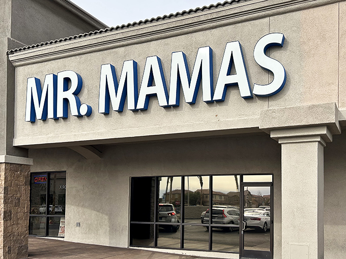 The unassuming storefront that houses breakfast greatness. Like finding a royal flush in a deck of cards, Mr. Mamas proves Vegas's best treasures aren't always on the Strip.
