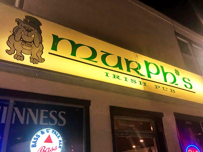 Look up and smile! Murph's iconic yellow sign with its bulldog mascot has welcomed thirsty Delawareans for years, a golden gateway to pints and good times.
