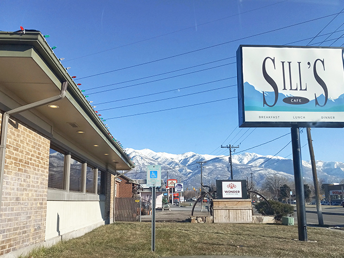 With snow-capped mountains as its backdrop, Sill's Cafe isn't just serving breakfast&mdash;it's offering a quintessential Utah dining experience with a side of spectacular scenery.