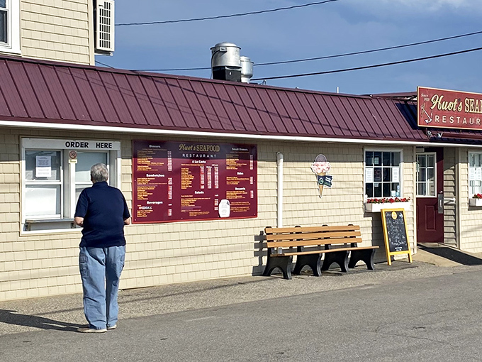 The unassuming yellow-shingled exterior of Huot's promises no frills, just seafood nirvana. Maine's coastal treasures often hide in plain sight.