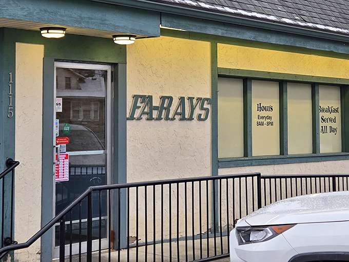 The modest cream-and-teal exterior of Fa-Ray&rsquo;s barely hints at the comfort-food magic waiting inside&mdash;like stumbling on a gourmet chef working out of a neighborhood corner diner.