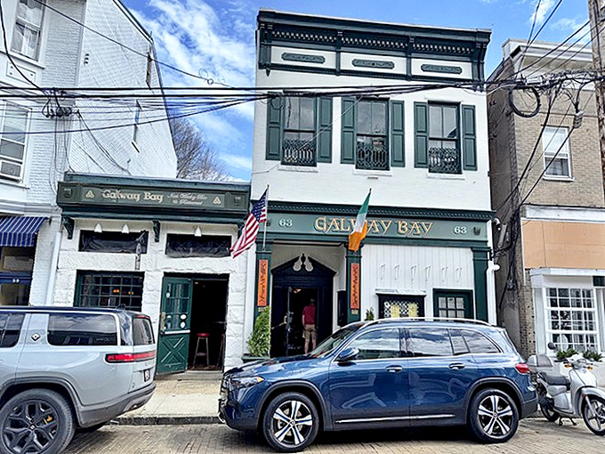 The cobblestone streets and outdoor seating create an Irish village atmosphere that makes downtown Annapolis feel like County Cork.