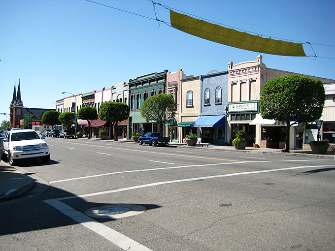 Downtown's colorful facades create a picture-perfect small-town streetscape &ndash; like walking onto the set of your favorite feel-good movie.
